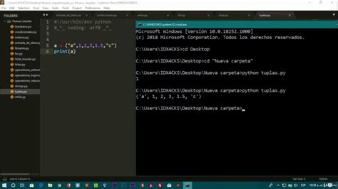 programacion python 2020 024 python tuplas curso de python youtube