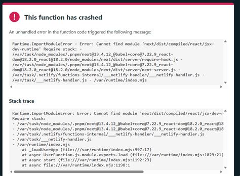 Error Err Package Path Not Exported Package Subpath Server Edge