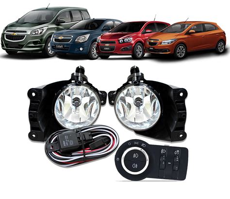 Kit Farol De Milha Neblina Chevrolet Cobalt Spin Novo Prisma Onix