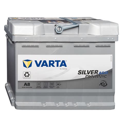 VARTA A8 D52 Silver Dynamic AGM Autobatterie 12V 60Ah Batterie24 De