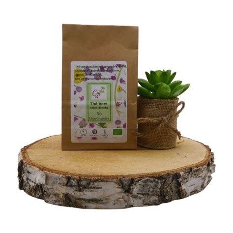 Thé Vert Gingembre Citron Bio Cafthé