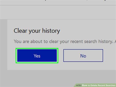 Ways To Delete Recent Searches Wikihow