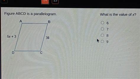 figure abcd is a parallelogram parallelogram a b c d