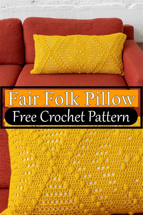 18 Free Crochet Bobble Pillow Patterns