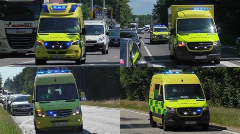 Luchthoorn Brandweer Ambulances En Politie Met Spoed In Turnhout