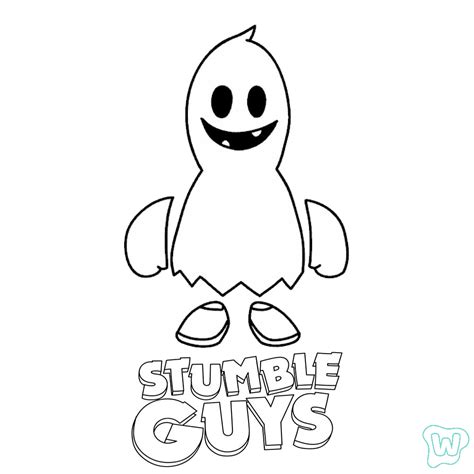 Coloriage Stumble Guys Pdf Imprimables Gratuits