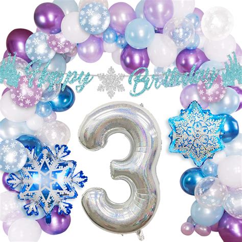 Buy Ice Princess 3rd Birthday Party Supplies Girls Ice Princess
