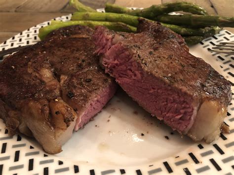 Reverse Seared Smoked Rib Eye R Steak