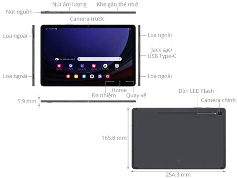 Máy tính bảng Samsung Galaxy Tab S9 WiFi 8GB 128GB Hàng chính hãng