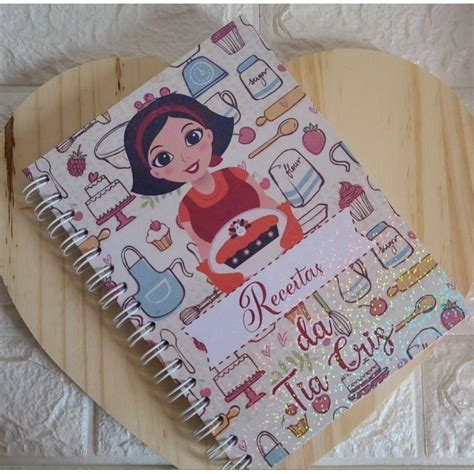 Caderno De Receitas Personalizado Shopee Brasil