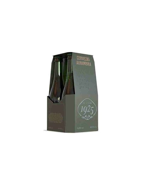 Cerveza Alhambra Reserva 1925 Cantidad Botella
