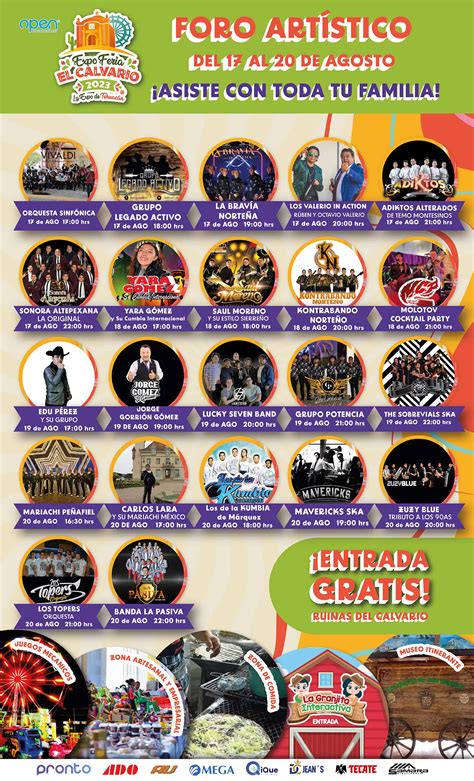 Expo Feria El Calvario 2023 Tehuacán FERIAS Y CONCIERTOS EN MÉXICO