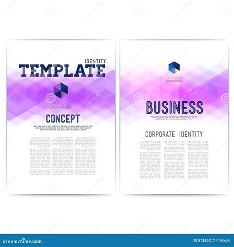 Diseño Abstracto De La Plantilla Del Vector Folleto Sitios Web