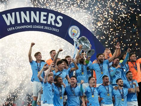 Champions League Final Man City Complete Historic Off