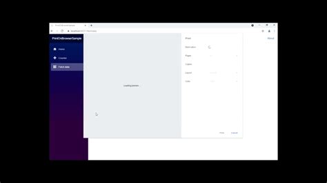 Blazor Webassembly Print From Browser Youtube