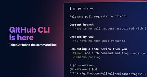 GitHub Cli Cli GitHubs Official Command Line Tool