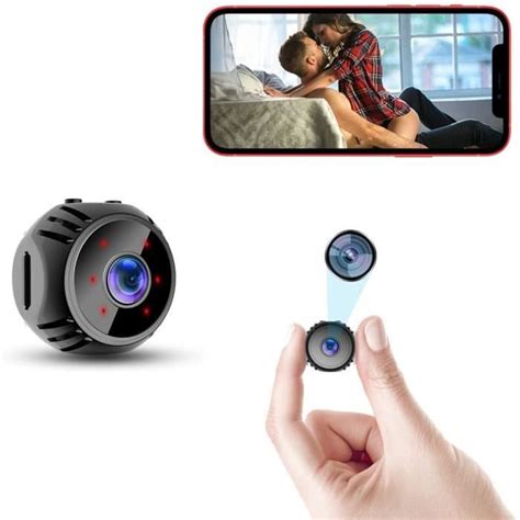 Mini Caméra Espion sans Fil Caméra Cachée Détection de Mouvement de
