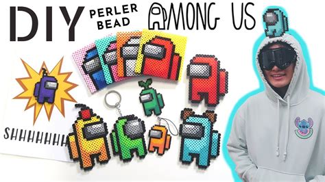 Pixel Art Among Us Perler Beads Pattern Free Easter Perler Bead