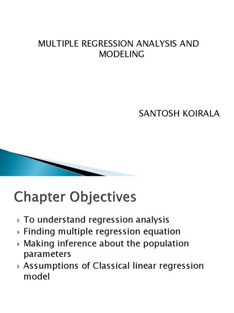 multiple regression analysis and modeling pdf regression analysis correlation and dependence