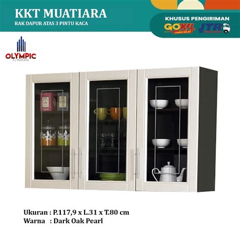 Jual Olympic Kitchen Set Atas 3 Pintu Rak Dapur Lemari Dapur KKT