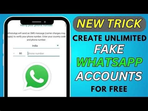 How To Use WhatsApp Without Phone Number Make Fake WhatsApp Account