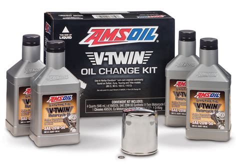 New AMSOIL V Twin Oil Change Kit Offers Riders Maximum Convenience