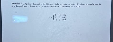 solved problem 3 10 points for each of the following