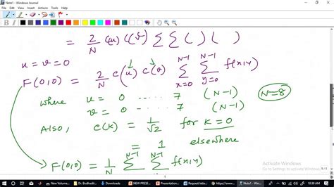 dct discrete cosine transform image compression youtube