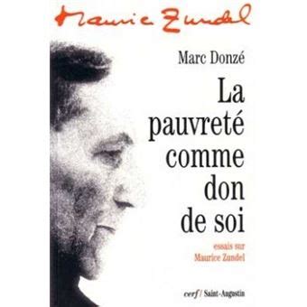La pauvreté comme don de soi broché Marc Donzé Achat Livre fnac
