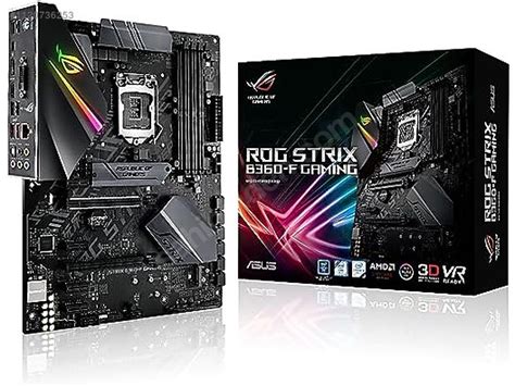 ASUS ROG STRIX B360 F GAMING 8 VE 9 NESİL DDR4 OYUNCU ANAKARTI