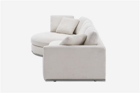 Hamilton Round Chaise Sectional Sofa Castlery US