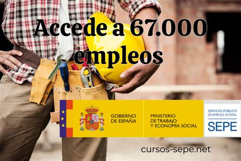 Más de 40 000 nuevos empleos recopilados por el SEPE para 2024 Cursos