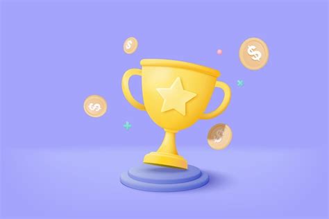 3d vencedores mínimos taça de ouro e estrelas de vencedores de ouro