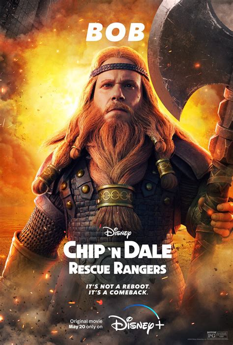 Chip N Dale Rescue Rangers Character Poster Bob Chip N