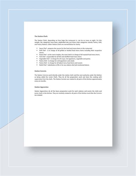 Restaurant Organizational Chart Examples Templates Edrawmax Rezfoods