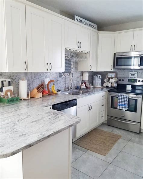 Mosaic Backsplash Ideas For White Cabinets Soul Lane