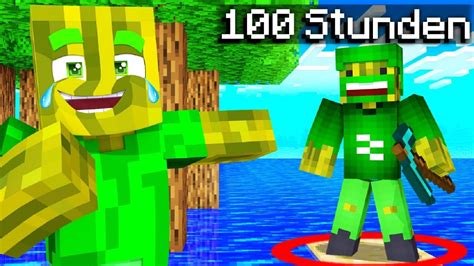 BENX MUSS 100 STUNDEN Als CHAOSFLO44 LEBEN Minecraft Freunde