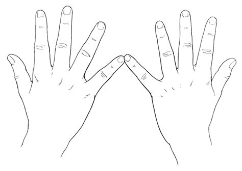 Disegno Di Mani Da Colorare Acolore The Best Porn Website