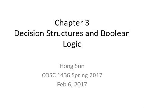 pdf chapter 3 decision structures and boolean logic dokumen tips
