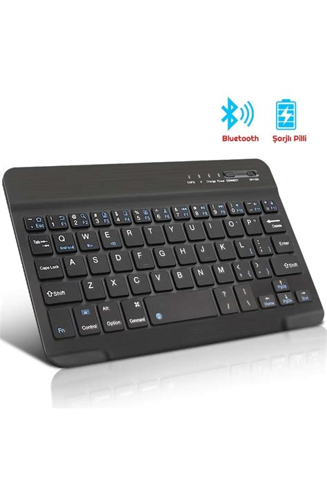 Triline Mini Bluetooth Kablosuz Şarjlı Pilli Slim Rubber Klavye Fiyatı