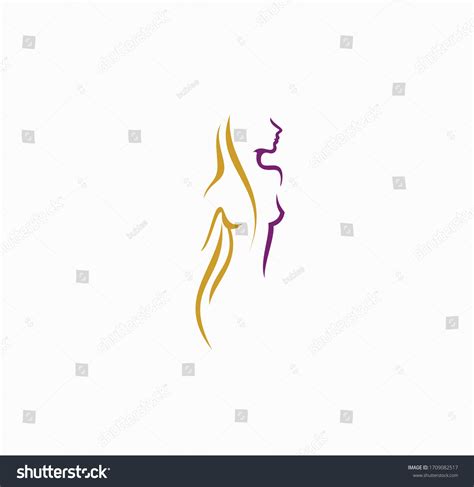 Silhouette Naked Woman Stock Vector Royalty Free 1709082517
