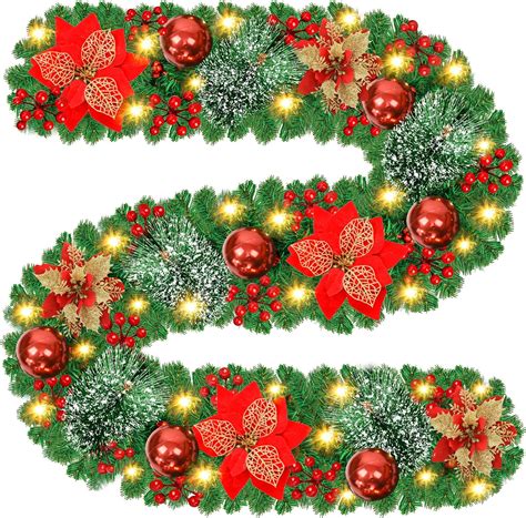 Weihnachtsgirlande Cm Weihnachtsgirlande Mit Beleuchtung Led