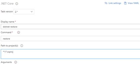 Net Azure Devops Gives NuGet Package Restore Error For Reference