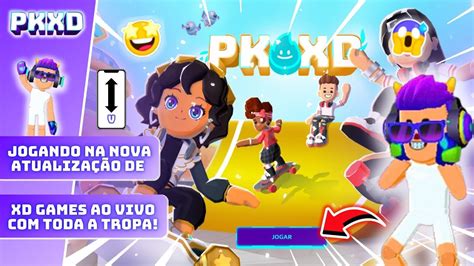LIVE PK XD JOGANDO NA NOVA ATUALIZAÇÃO XD GAMES AO VIVO A TROPA