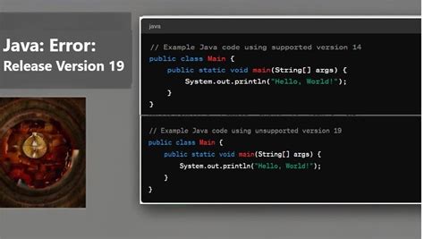 Java Error Release Version 19 Not Supported