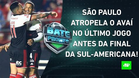 São Paulo GOLEIA e VAI MORAL à FINAL da Sul Americana Tite MEXE na