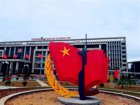 Thiết kế logo trường sĩ quan chính trị chuyên nghiệp và uy tín