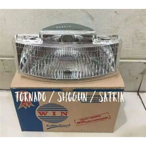 Jual Lampu Depan Utama Headlamp Satria Lumba Tornado GS GX Shogun Kebo