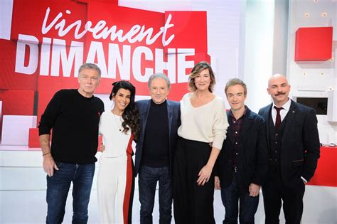Photo Exclusif Franck Dubosc Reem Kherici Michel Drucker