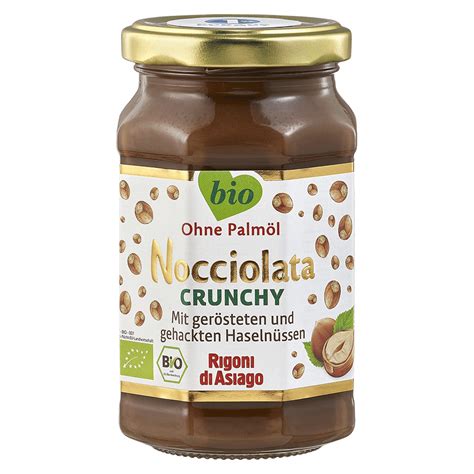 Bio Nocciolata Crunchy Von Rigoni Di Asiago Bei Greenist De
